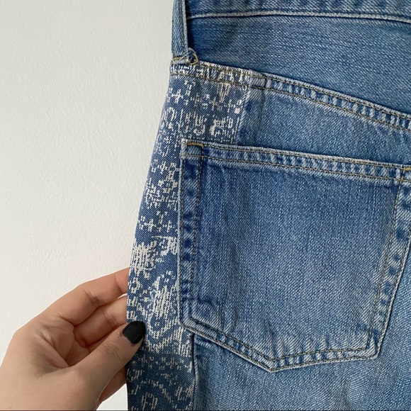 We The Free | Jeans | We The Free Cropped Boyfriend Side Panel Print ...